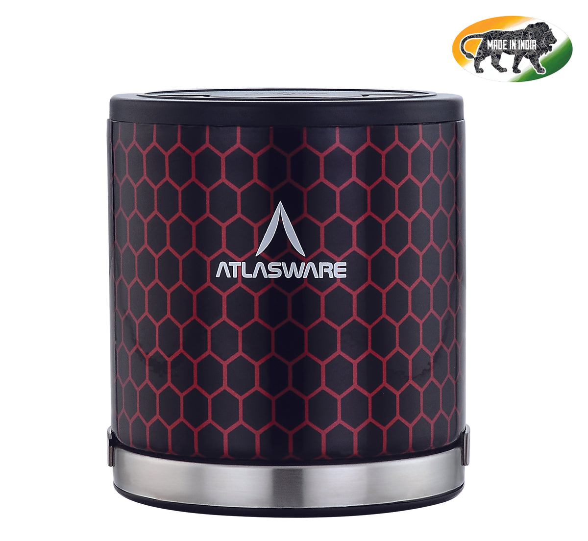 Atlasware Stainless Steel Honey Comb Lunch box 475ml (1 Container ...